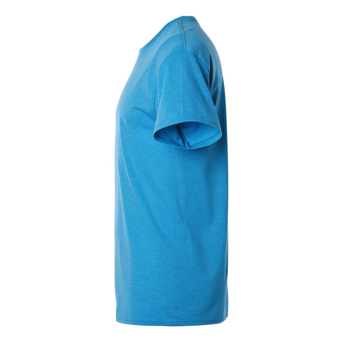 Gildan - Unisex Light Cotton T-Shirt - 3000 - Heather Sapphire – Detail ...