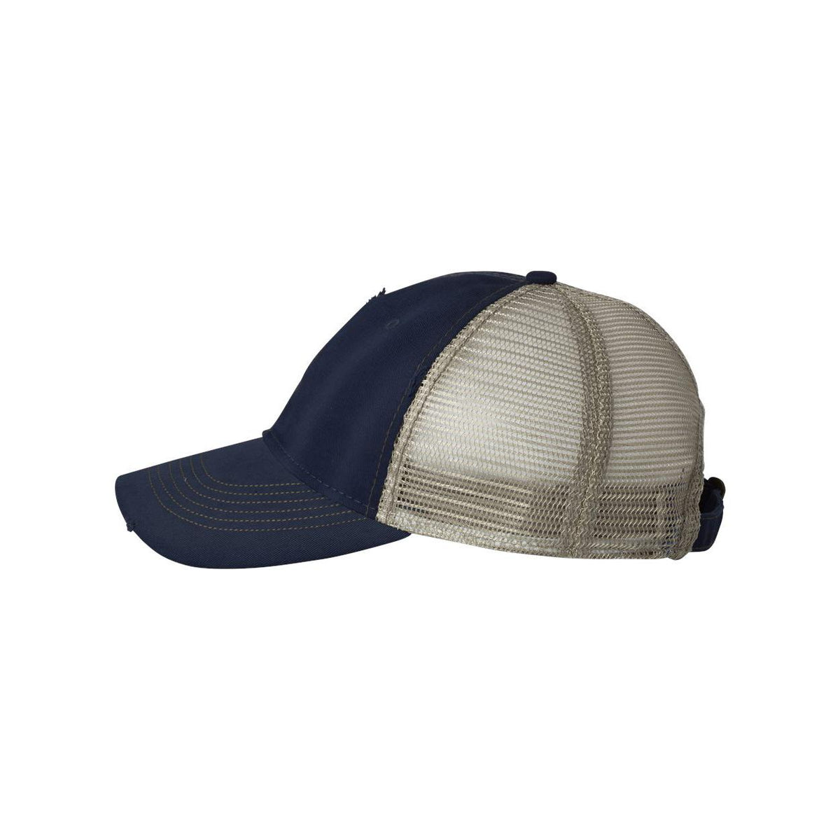 Sportsman - Bounty Dirty-Washed Mesh-Back Cap - 3150 - Navy/ Khaki ...